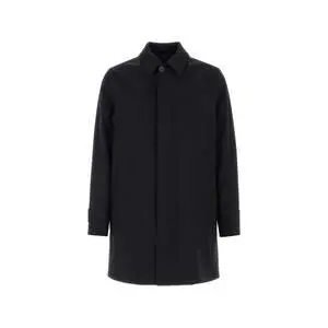 Herno Polyester Raincoat - Blue
