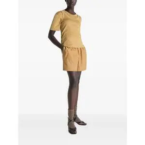 LEMAIRE Scoop Neck Sleeveless Cotton Tank Top - Yellow