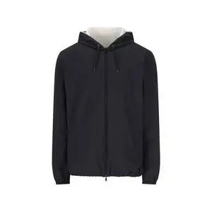 Herno Reversible Hooded Zip-up Jacket - Blue