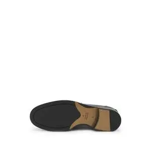 Gucci Leather Horsebit Detail Loafers