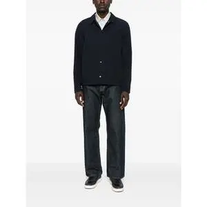 Herno Long Sleeve Buttoned Shirt Jacket - Black