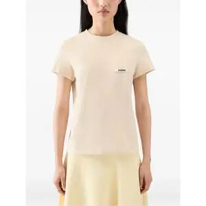 Jacquemus Cotton T-shirt With Logo Patch