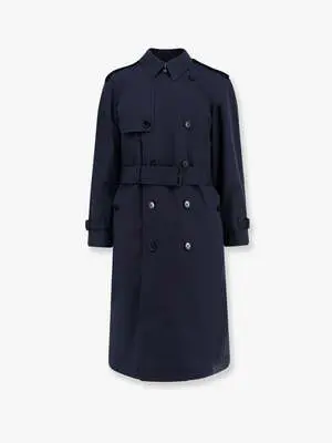 Burberry Highbury Cotton Blend Trench Coat - Multicolor