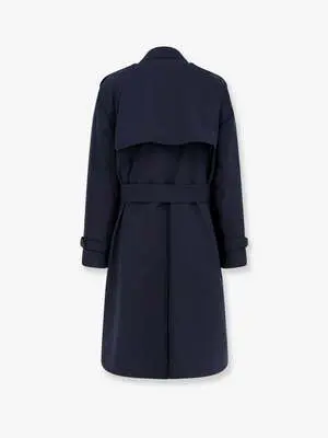 Burberry Highbury Cotton Blend Trench Coat - Multicolor