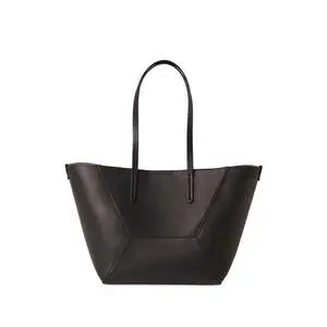 Brunello Cucinelli Calfskin Tote Bag - Brown