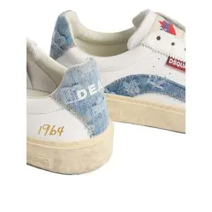 Dsquared2 Low-top Sneakers With Panelled Detail And Distressed Effect