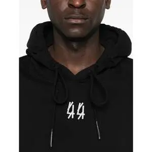 44 LABEL GROUP Cotton Sleeveless Hooded Sweatshirt