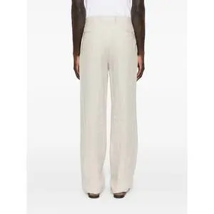 Etro Linen Tailored Trousers - Cream