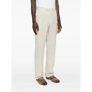 Etro Linen Tailored Trousers - Cream