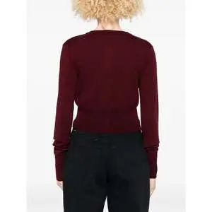 VIVIENNE WESTWOOD Orb Emblem Button Front Cardigan - Red
