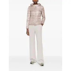 Herno High-waisted Trousers - Cream