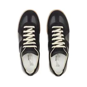 MAISON MARGIELA Low-top Trainers With Paint Splatter Detail - Black