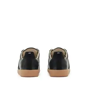 MAISON MARGIELA Low-top Trainers With Paint Splatter Detail - Black