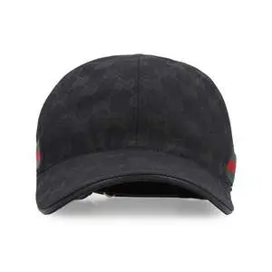 Gucci Gg Canvas Baseball Cap - Black
