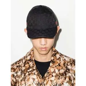 Gucci Gg Canvas Baseball Cap - Black