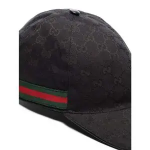 Gucci Gg Canvas Baseball Cap - Black