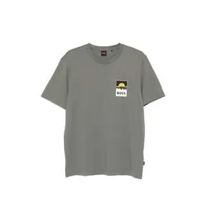 BOSS Grey T-shirts & Vests T-shirts