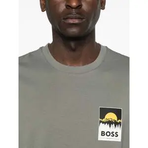 BOSS Grey T-shirts & Vests T-shirts