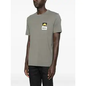 BOSS Grey T-shirts & Vests T-shirts