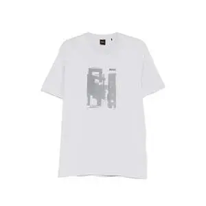 BOSS Grey T-shirts & Vests T-shirts - Gray