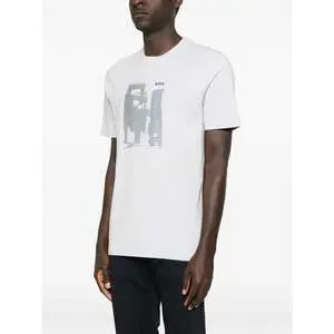 BOSS Grey T-shirts & Vests T-shirts - Gray