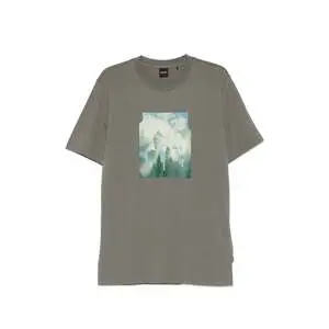 BOSS Grey T-shirts & Vests T-shirts - Gray
