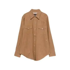 A.p.c. Cotton Button-up Shirt With Chest Pockets