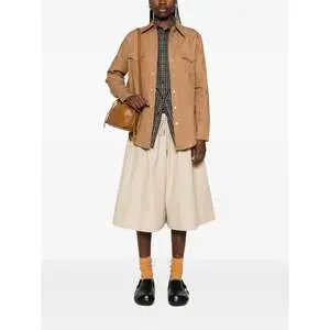 A.p.c. Cotton Button-up Shirt With Chest Pockets