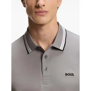 BOSS Grey Polo Shirts