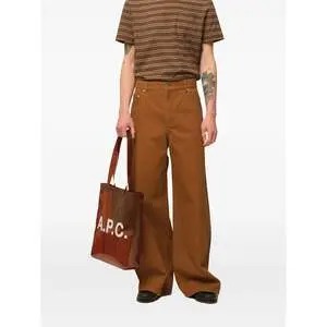 A.p.c. Transparent Pvc Tote Bag With Logo Detail