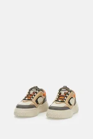 Fendi Force Lace-up Low-top Sneakers - Multicolor