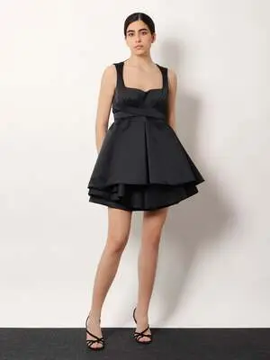 Alexander McQueen Taffeta Dress With Wrap Band