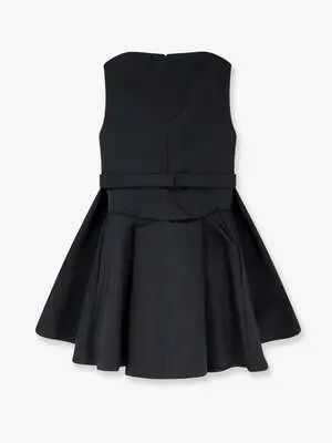 Alexander McQueen Taffeta Dress With Wrap Band