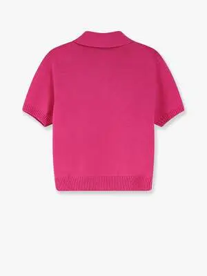 Givenchy Wool And Cashmere Polo Shirt - Pink