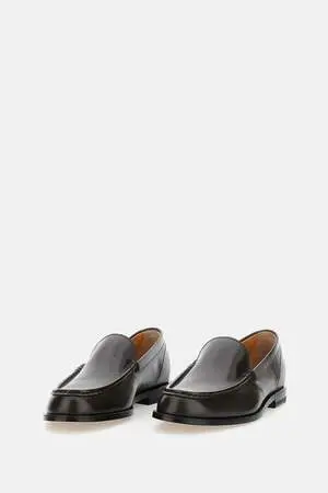 TOD'S Calfskin Leather Slipper Loafers