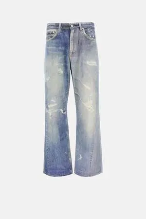 Our Legacy Third Cut Digital Denim Jeans - Multicolor