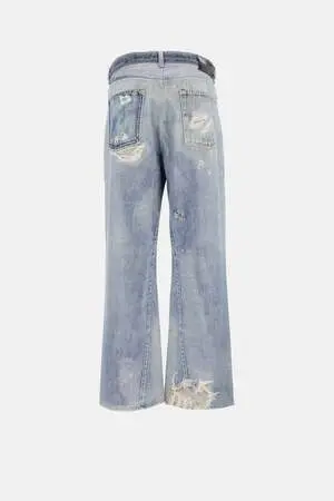 Our Legacy Third Cut Digital Denim Jeans - Multicolor
