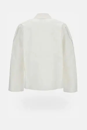 Givenchy Oversized Jacket With Patch Pockets And Contrasting Stitching - Multicolor