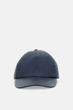 Fendi Cotton Hat With Leather Visor - Multicolor