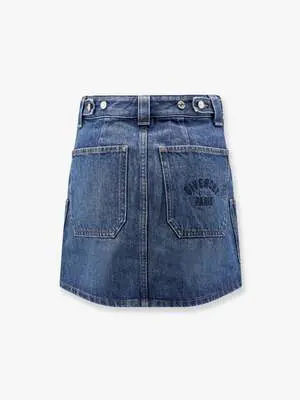 Givenchy Denim Mini Skirt - Multicolor
