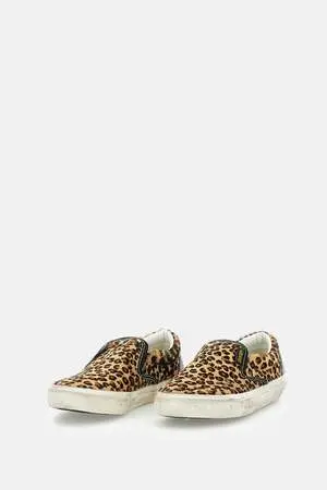 GOLDEN GOOSE Horsy Slip-on Sneakers With Animalier Print