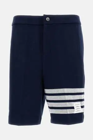 Thom Browne Double Face Knit Bermuda Shorts - Multicolor