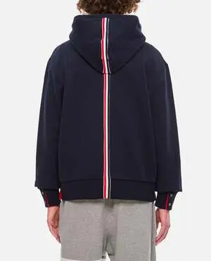 Thom Browne Cotton Hoodie Pullover With Drawstring - Multicolor
