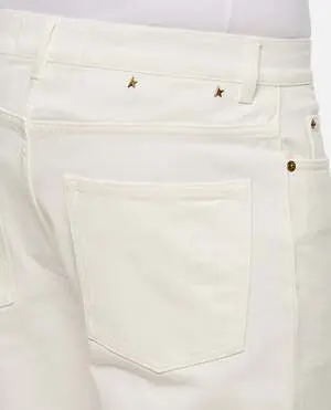 GOLDEN GOOSE Cory Loose Skate Dyed" White Denim Jeans