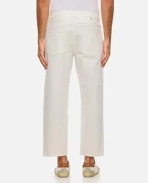 GOLDEN GOOSE Cory Loose Skate Dyed" White Denim Jeans