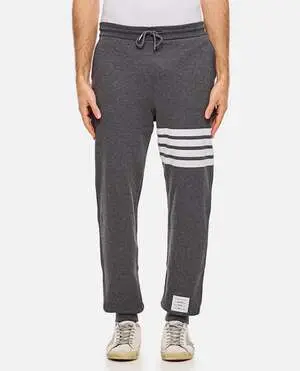 Thom Browne Classic Sweatpant In Classic Loopback W/ Engineered Bar - Multicolor