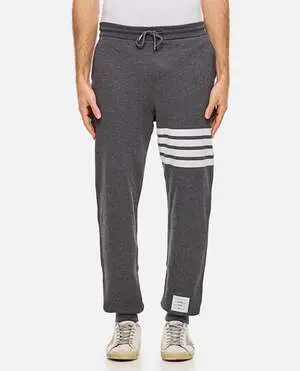 Thom Browne Classic Sweatpant In Classic Loopback W/ Engineered Bar - Multicolor