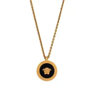 Versace Medusa Head Motif Cable-link Chain Necklace