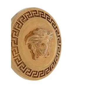 Versace Tone Medusa Motif Stud Earrings