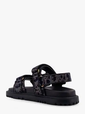 Dior Dioract Sandals In Denim - Blue